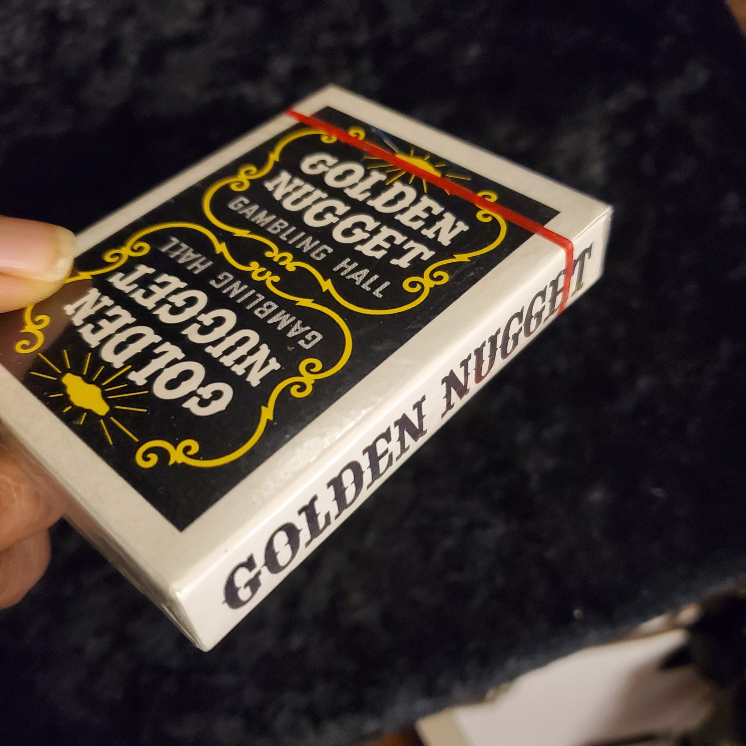 Golden Nugget (Black) - Limited Edition Cards - Collector Playing Cards