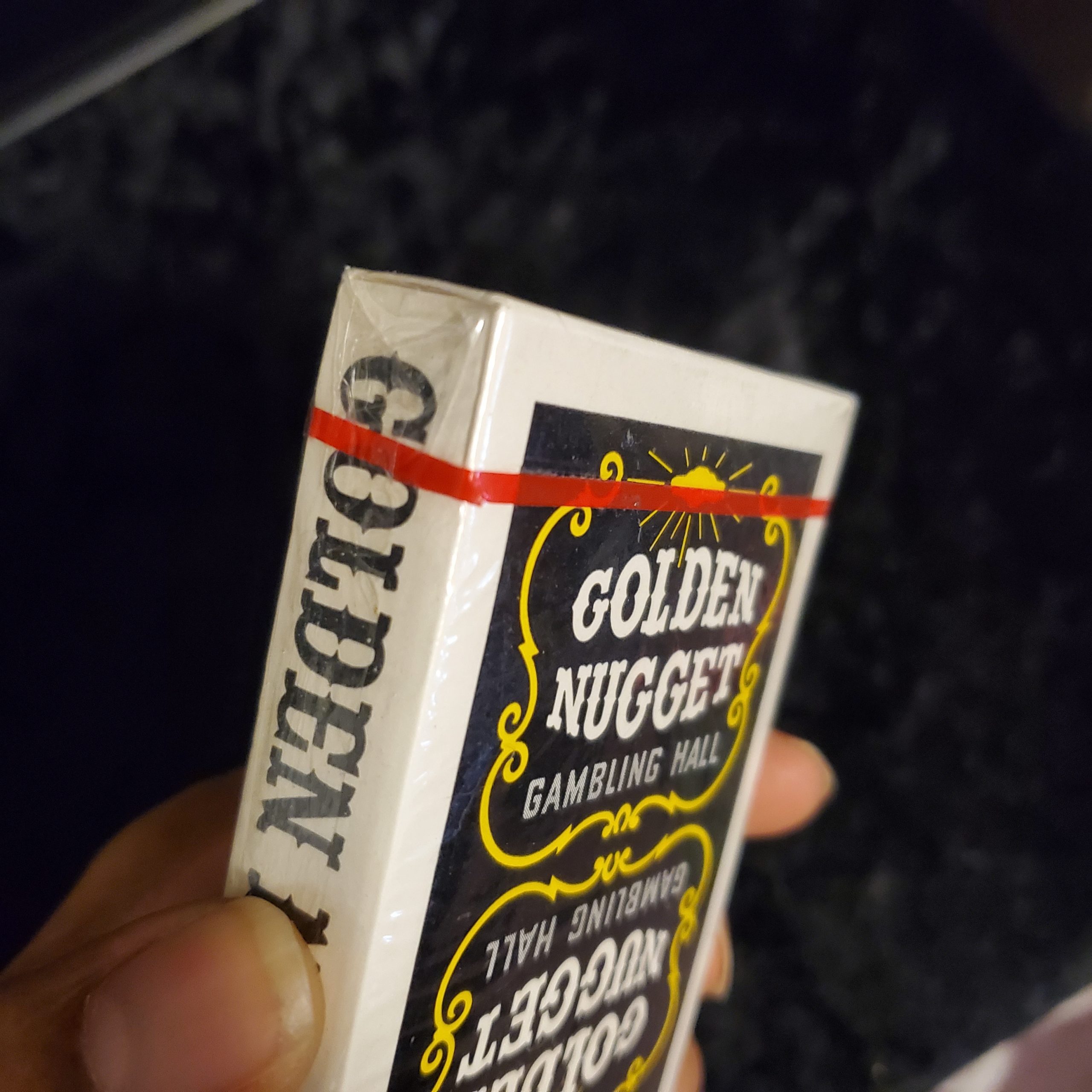 Golden Nugget (Black) - Limited Edition Cards - Collector Playing Cards