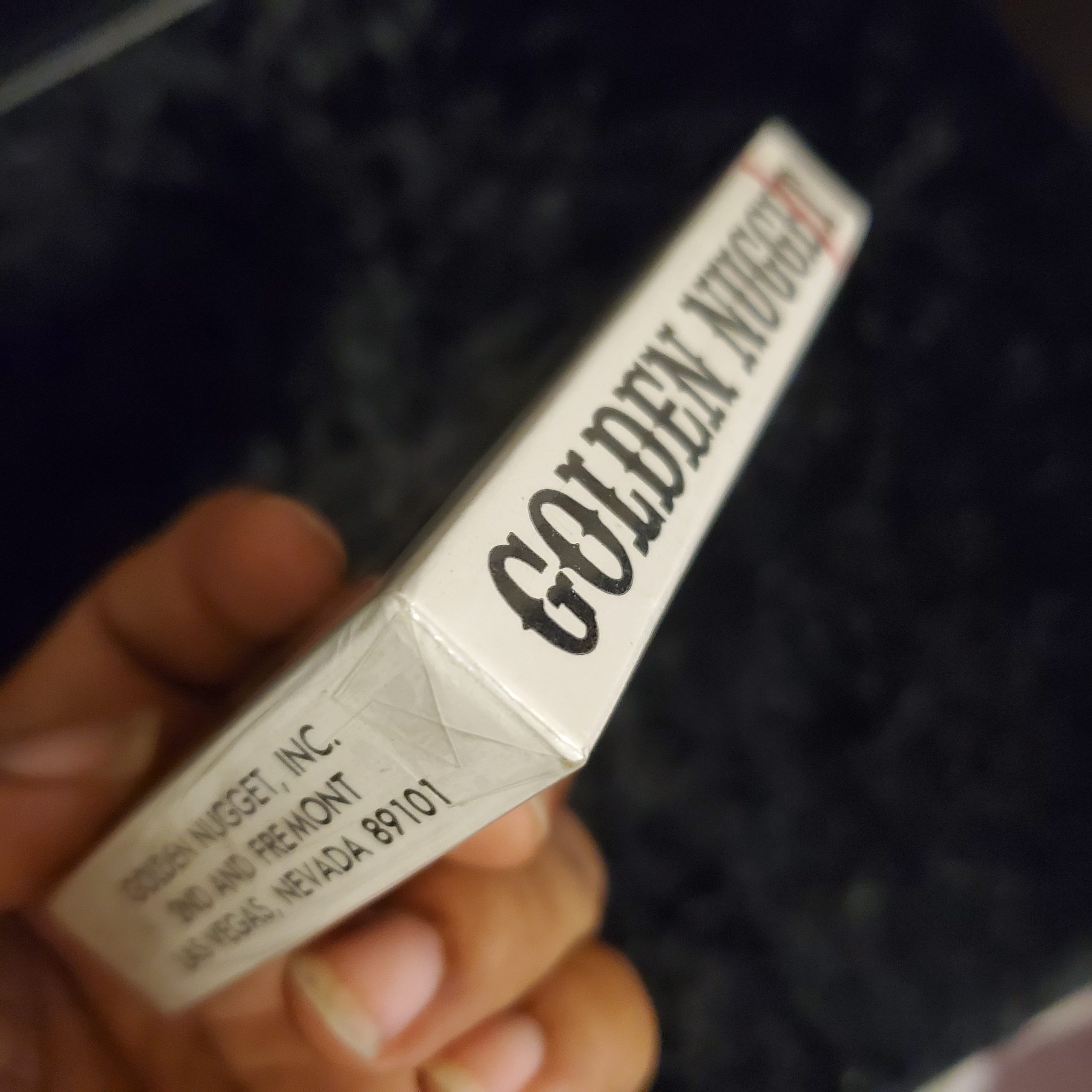 Golden Nugget (Black) - Limited Edition Cards - Collector Playing Cards