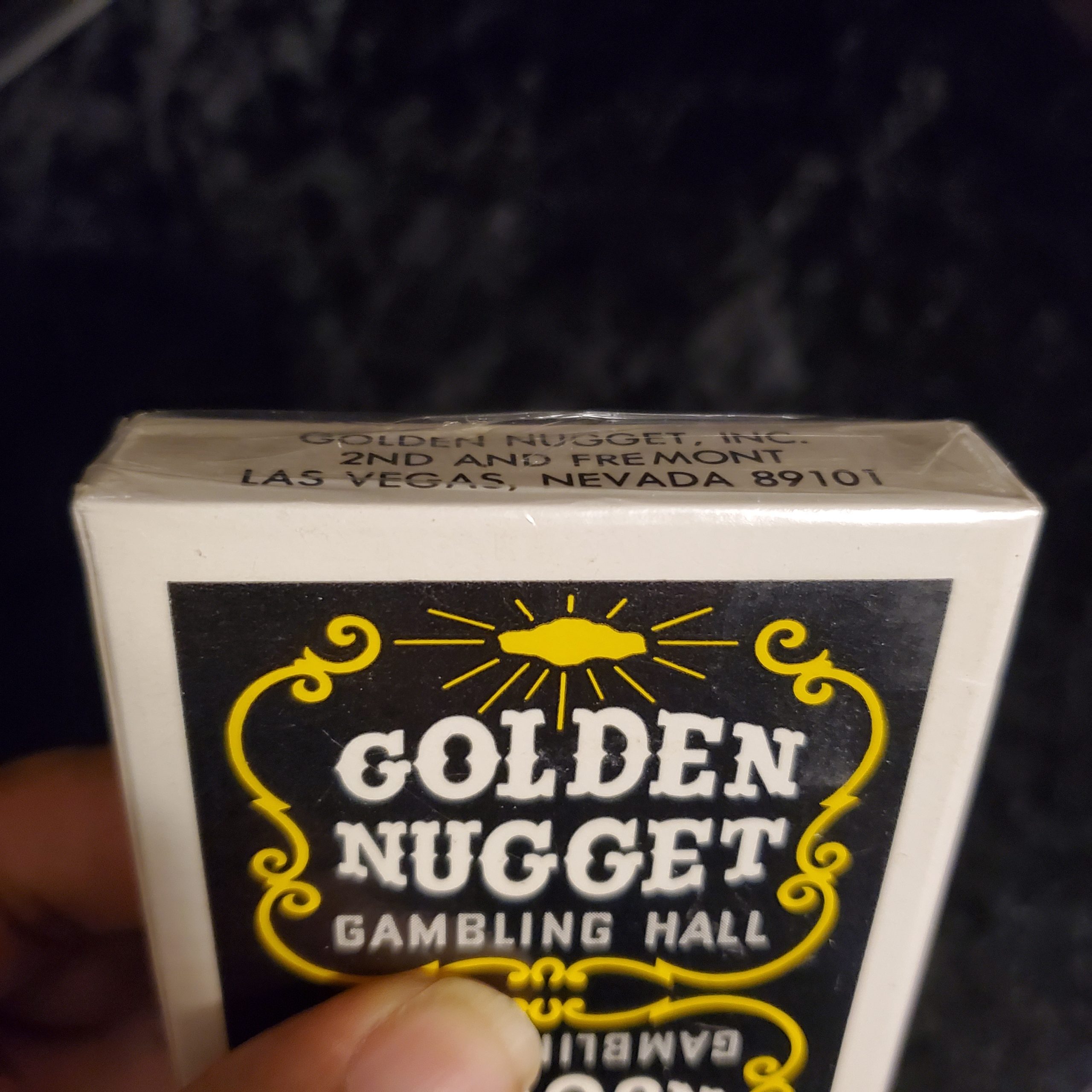 Golden Nugget (Black) - Limited Edition Cards - Collector Playing Cards
