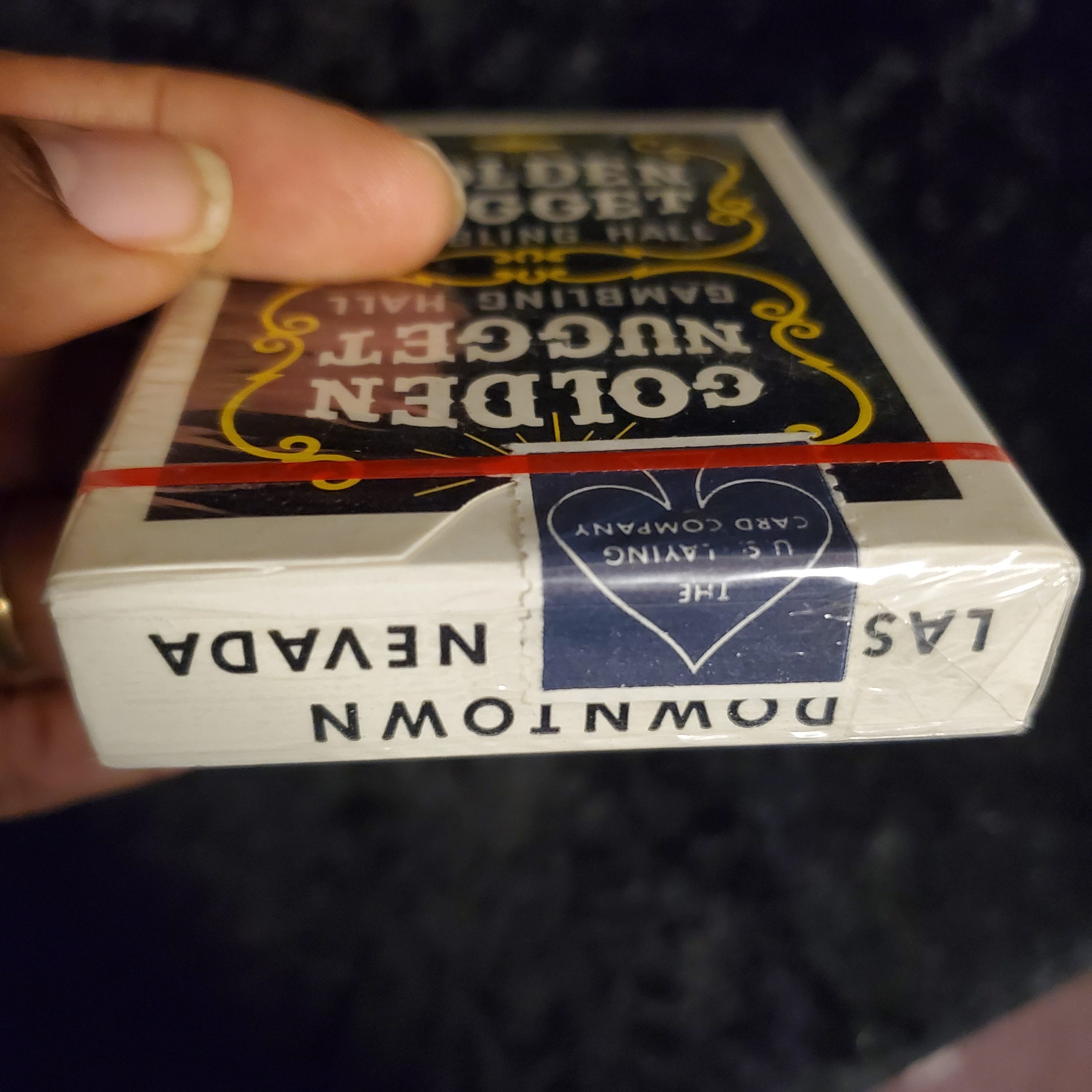 Golden Nugget (Black) - Limited Edition Cards - Collector Playing Cards