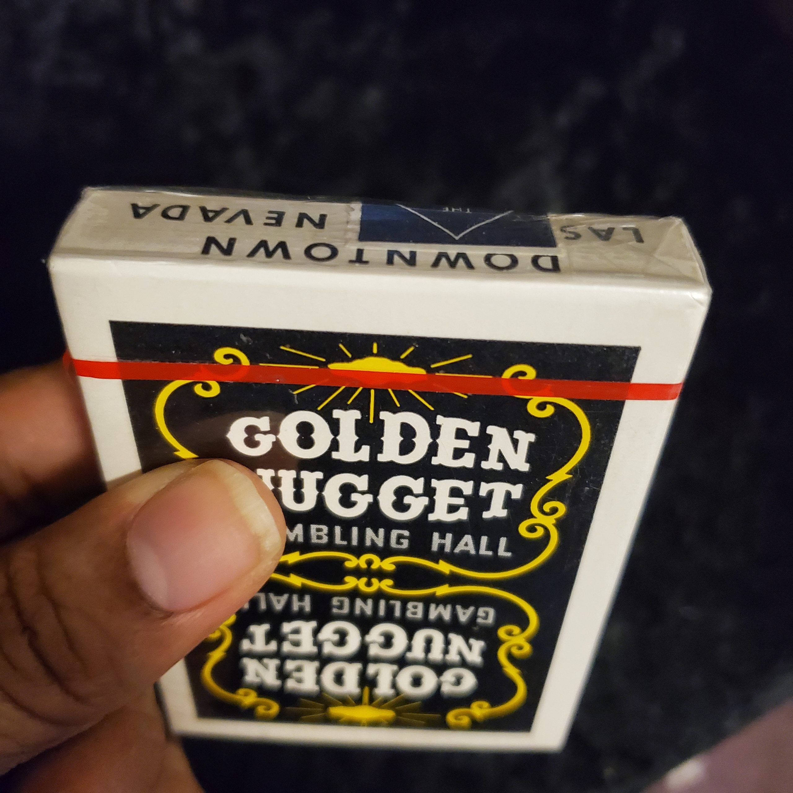 Golden Nugget (Black) - Limited Edition Cards - Collector Playing Cards