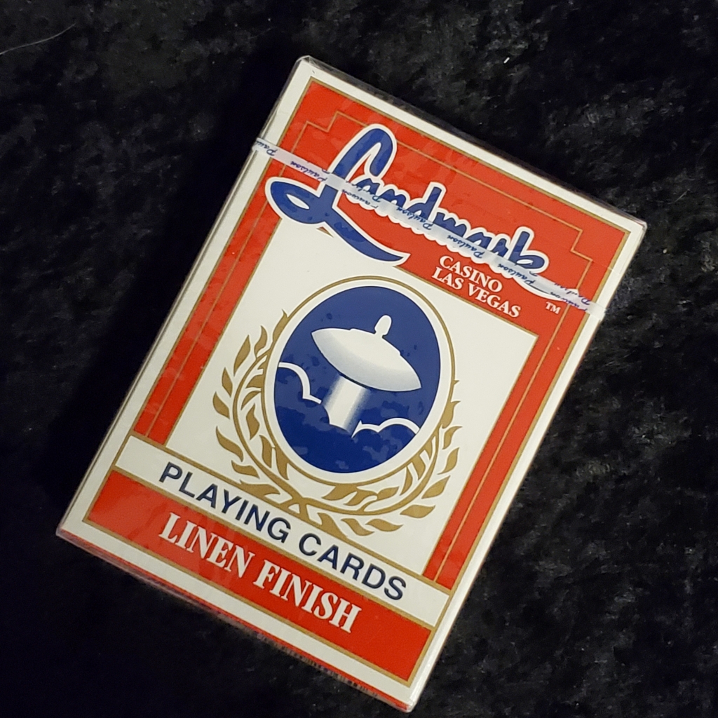 Vintage LANDMARK Hotel & Casino Playing Cards (Red) - Limited Edition ...